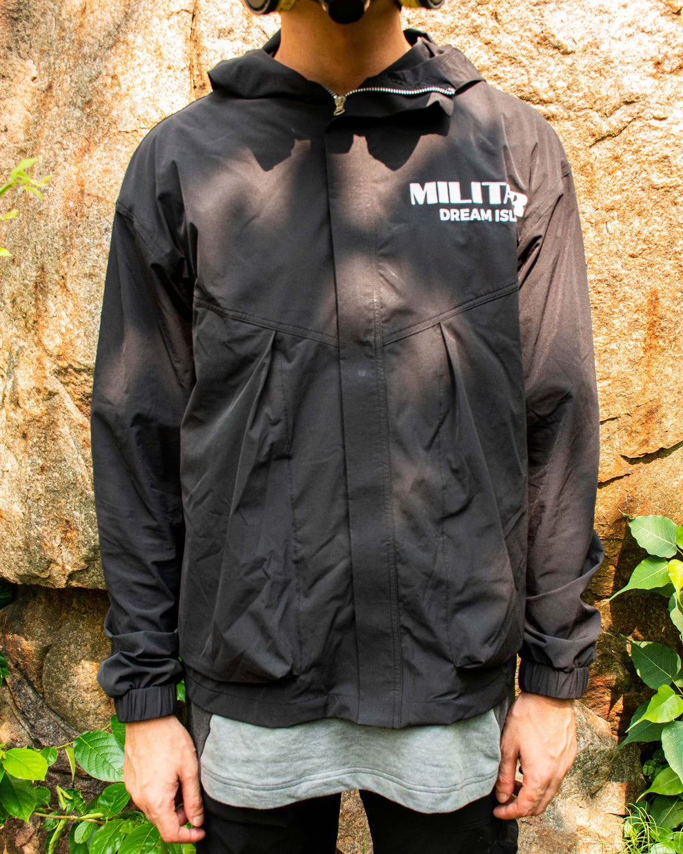 MILITARY WORK JACKET - BLACK – Dream Island